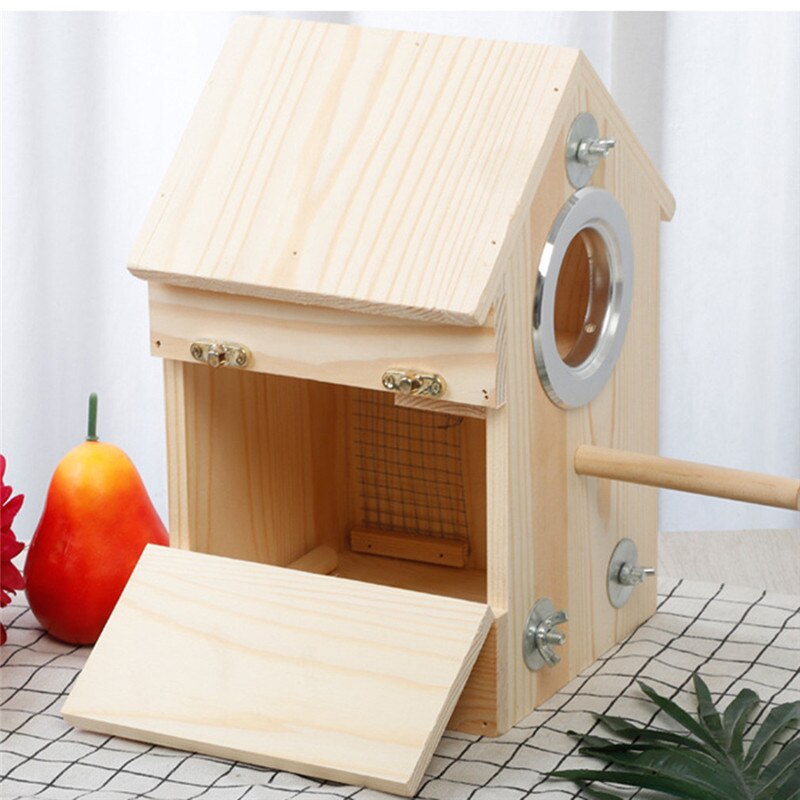 Houten Vogel Vogelnest Huis Natuurlijke Houten Vog... – Grandado