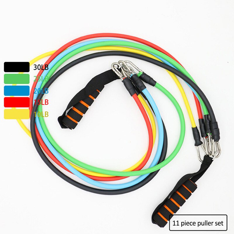 Reedow 11pcs suit Pull Rope Fitness Exercises Resi... – Grandado