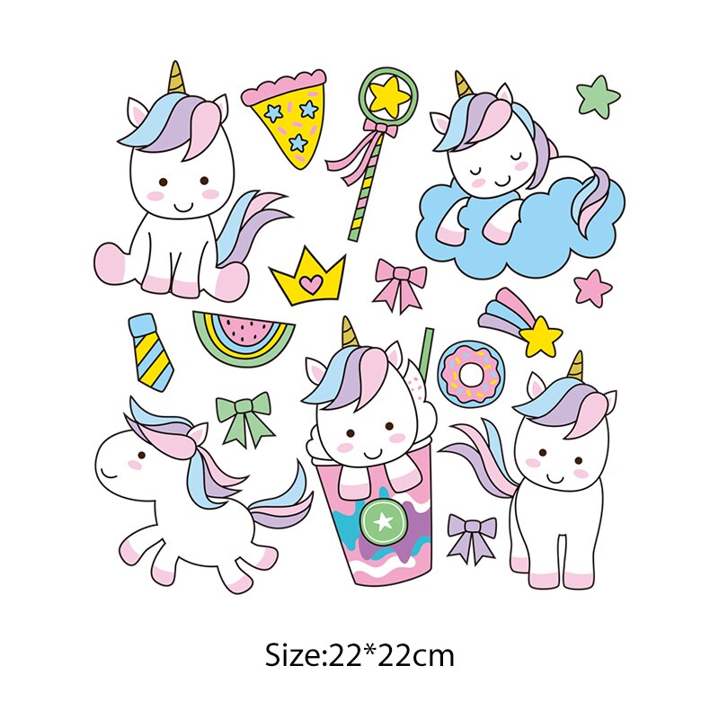 Kawaii Unicorn Patches For Kids Clothing Diy Easy ... – Grandado