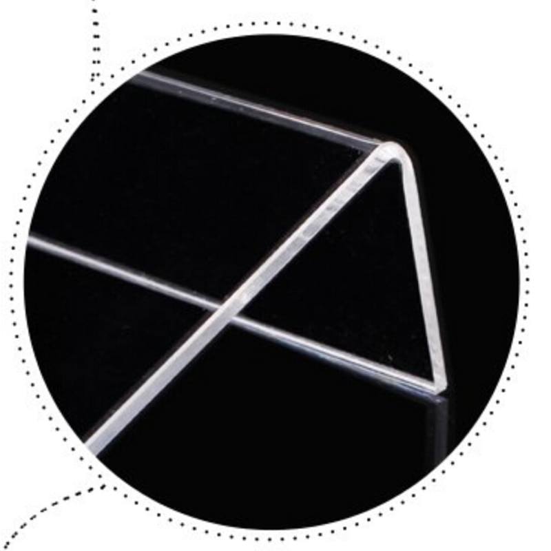 10pcs/lot Clear 6x9cm L Shape Acrylic Table Sign P... – Vicedeal