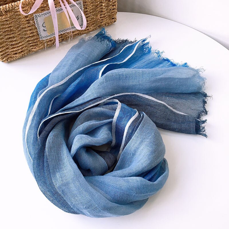 BPP – écharpe de protection solaire en lin pur pou... – Grandado