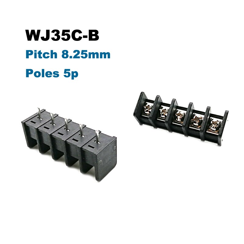 2Pcs Pitch 8.25mm Barrier Screw PCB Terminal Block... – Grandado