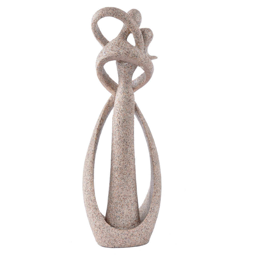 Natural Handmade Sandstone Statue Hug & Love S... – Vicedeal