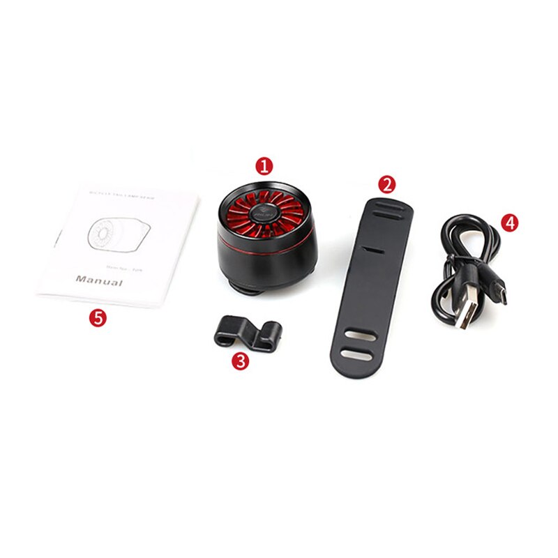 Rion Fietsen Smart Brake Achterlicht Fietsverlicht... – Vicedeal