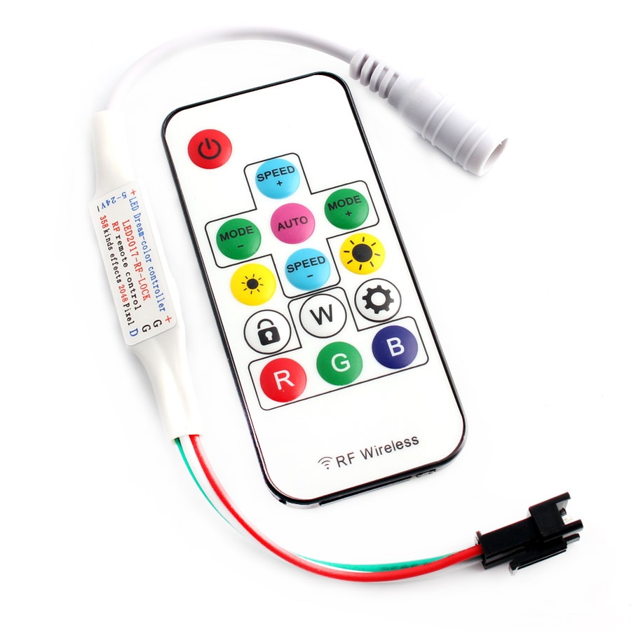 LED Controller Mini RF 12V With 14key 14 Keys Wire... – Grandado