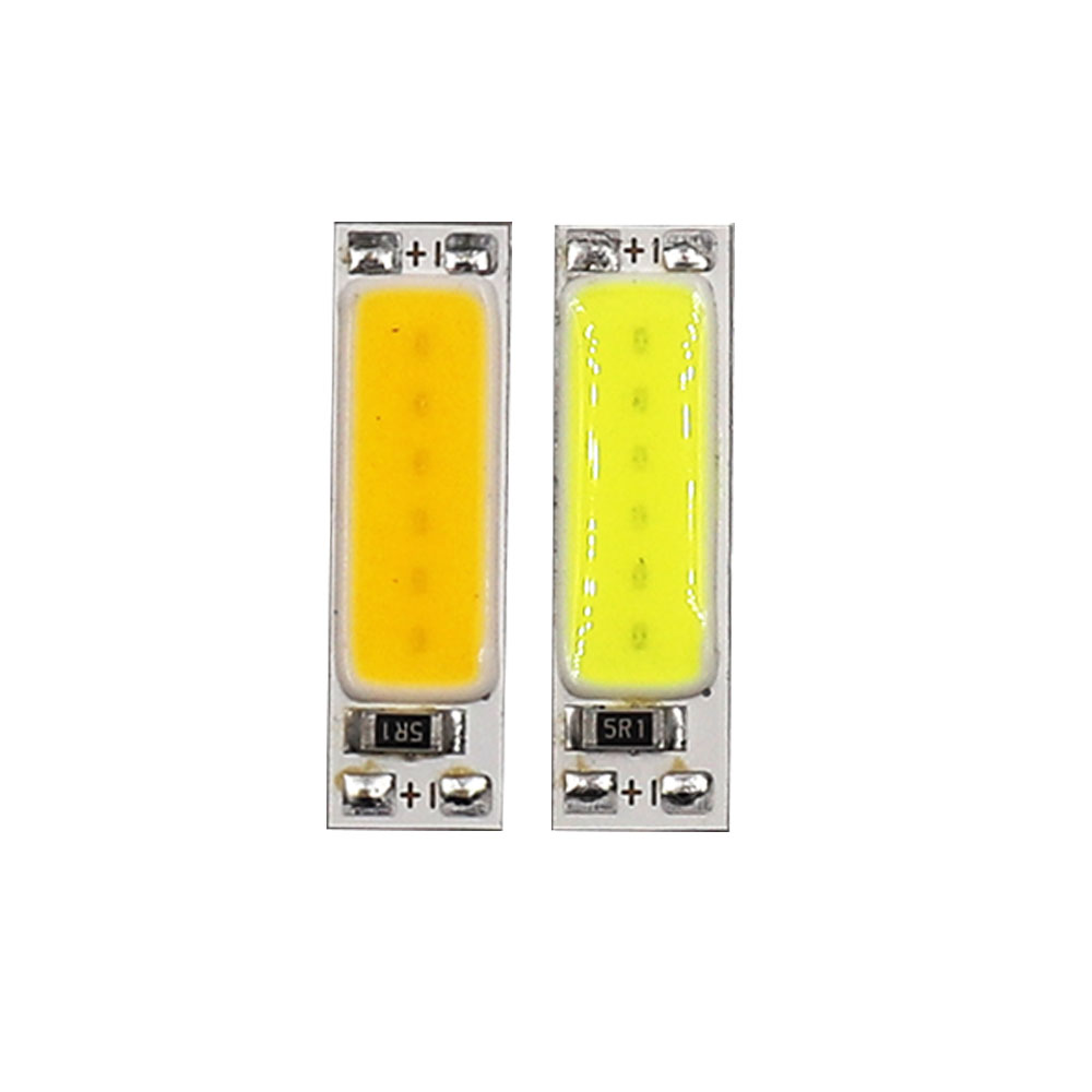 10 stk. 25mm små cob led-chip-lys 3.7v 5v 1w 3v le... – Vicedeal