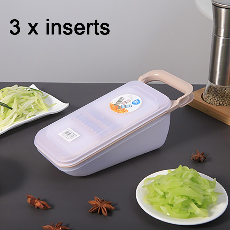 Groentensnijder Fruit Slicer Shredders Wortel Rasp... – Vicedeal