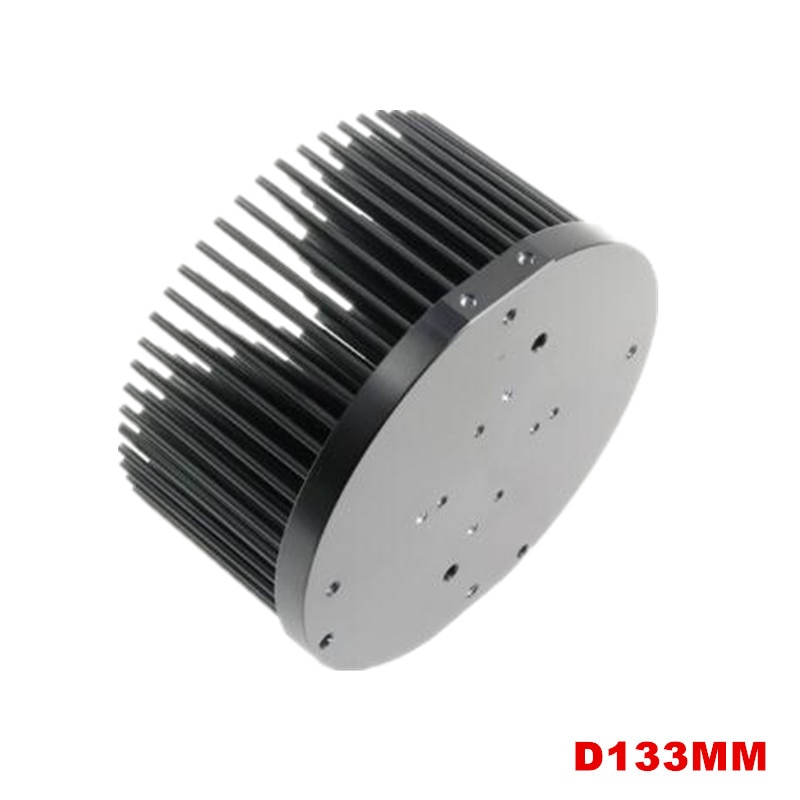 Round D133mm Pre-drilled led pin fin heatsink fit ... – Grandado