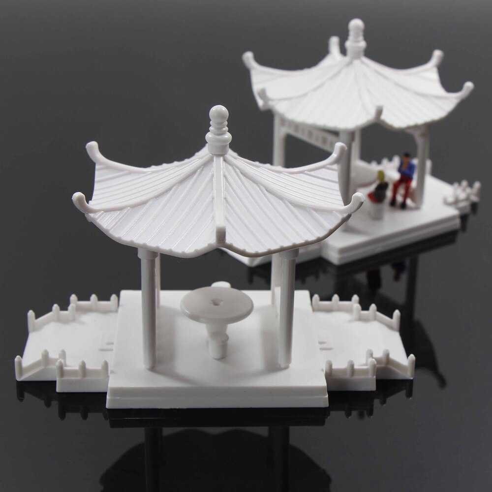 GY01 2 sets Pavilion Model Gloriette Chinese Const... – Grandado
