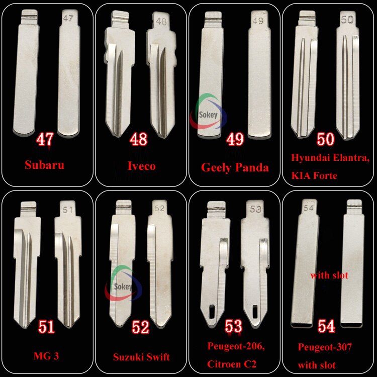 90 #45 # Auto key blanks, top KD900 autosleutel bl... – Grandado