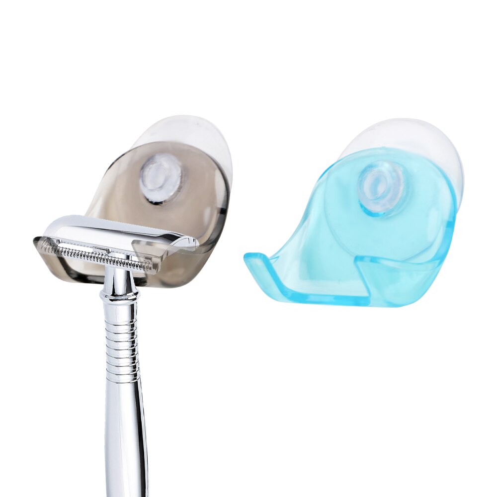 With Super Suction Cup Razor Hanger Holder Clear B... – Grandado