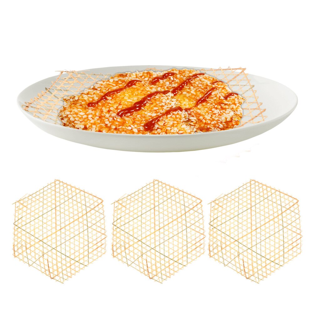 6pcs Cooking Bamboo Mats Liners Mesh Mats Bamboo F... – Grandado