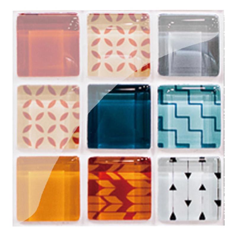 19Pcs Mozaïek Tegel Muur Sticker Zelfklevende Pvc ... – Grandado
