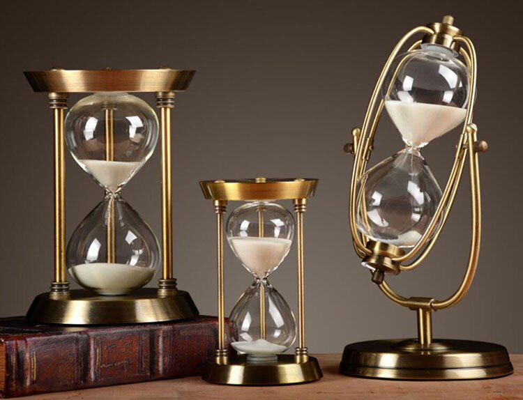 Metalen Ambachten Stand Zandloper Zandloper Zand K... – Grandado