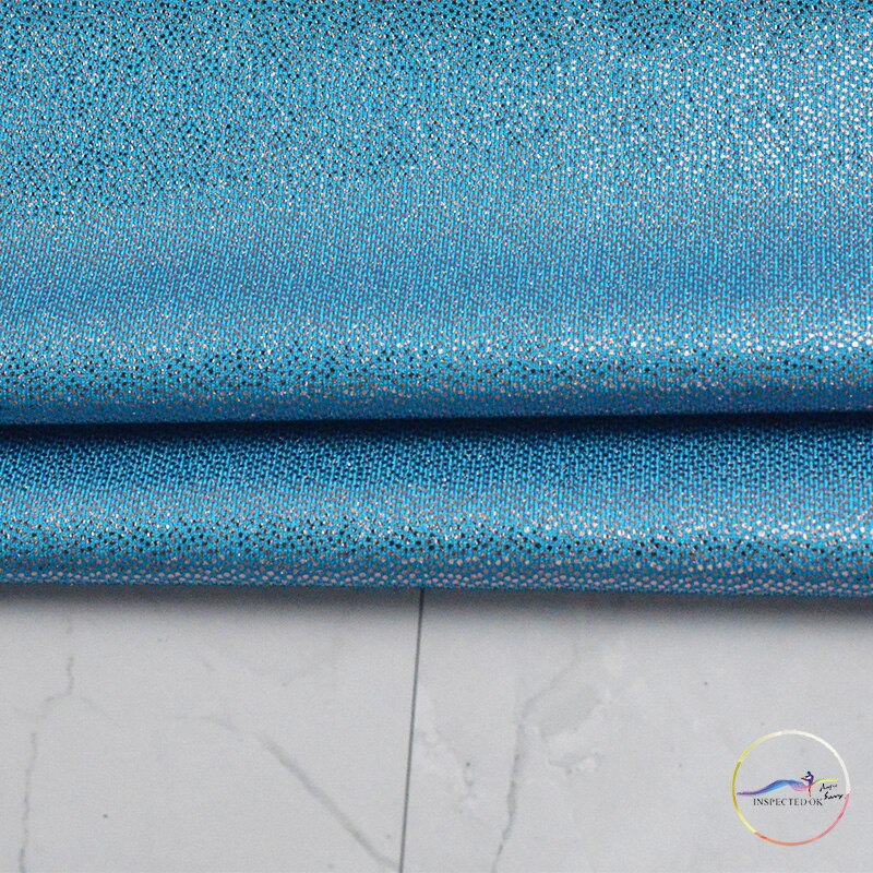 Blue Polyester Spandex Fabric Magic Foiling Color ... – Vicedeal