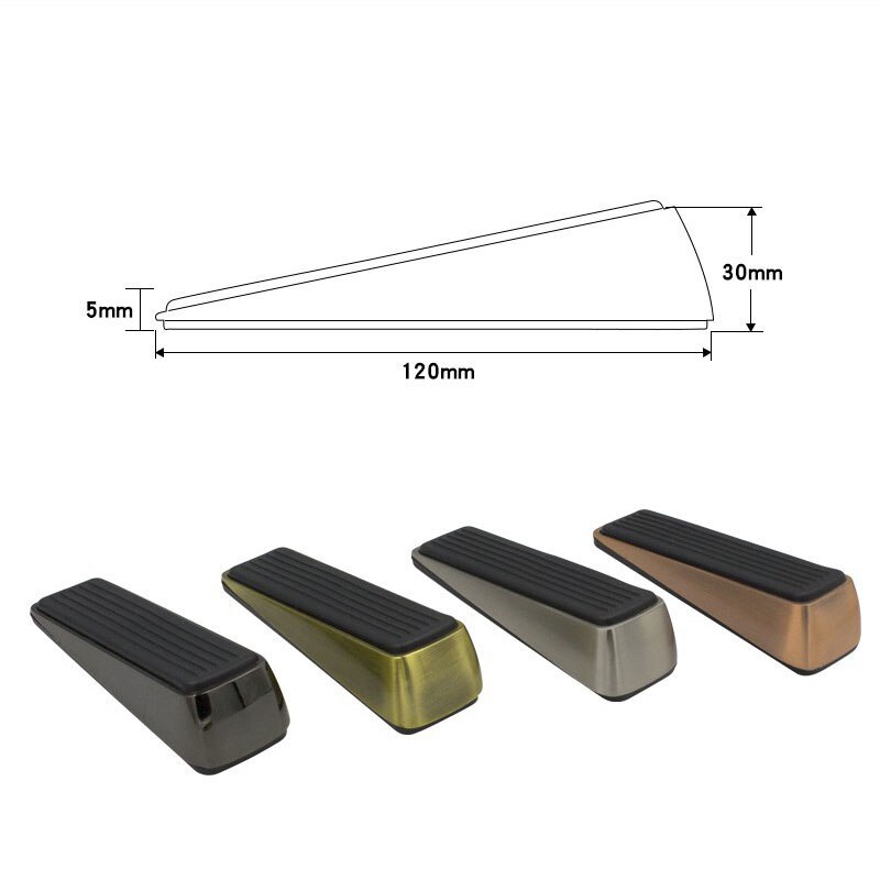 Nail-free Zinc Alloy Door Wedge Stop Door Stopper ... – Vicedeal
