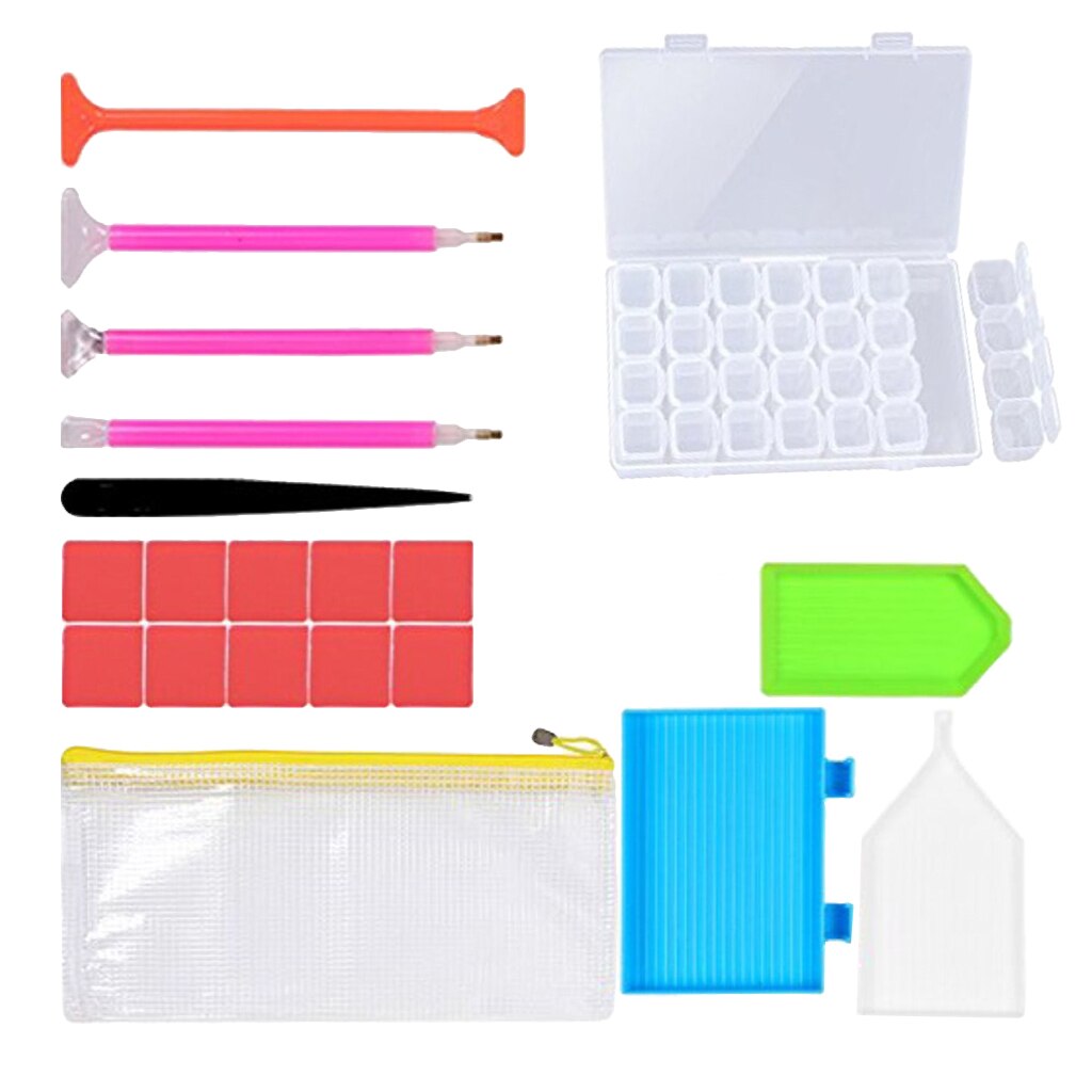 20 Pieces Diamond Painting Cross Stitch Tools Kit ... – Vicedeal