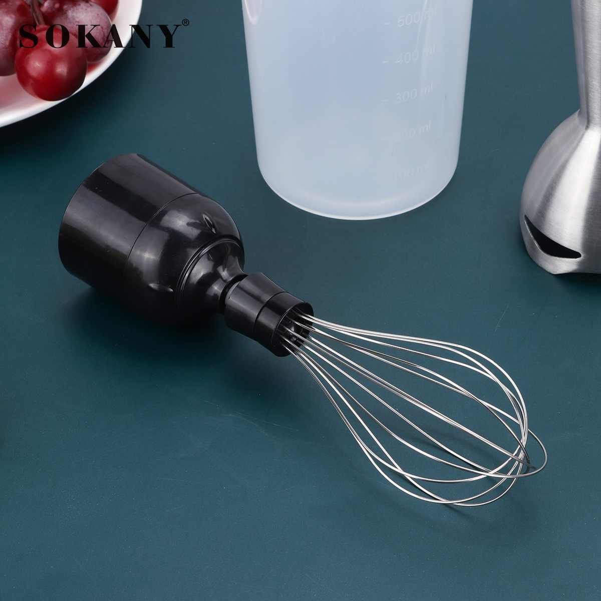 SOKANY 4-in-1 Edelstahl Hand Stick Mixer Immersion... – Vicedeal