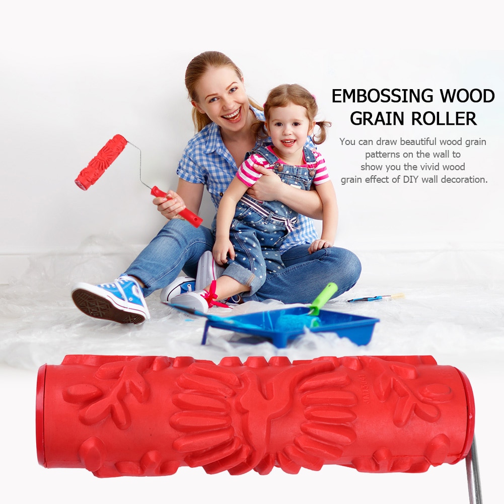 1pcs Embossed Paint Roller Sleeve Wall Texture Ste... – Grandado