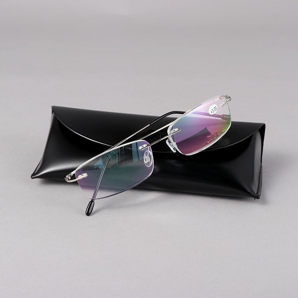 Unisex Reading Glasses Rimless Ultra-light Memory ... – Grandado
