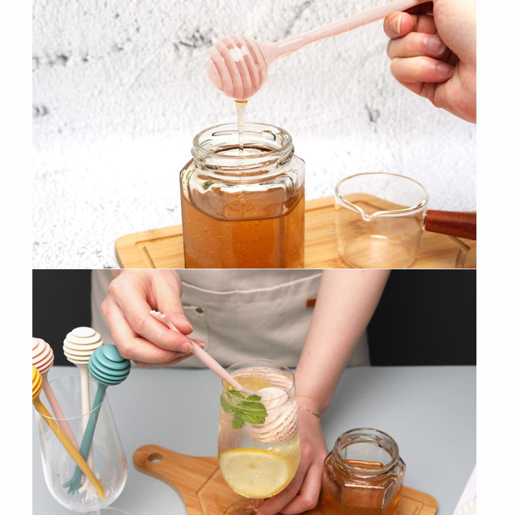 Honey Stirrer Long Handle Dispenser Dipper Chocola... – Grandado