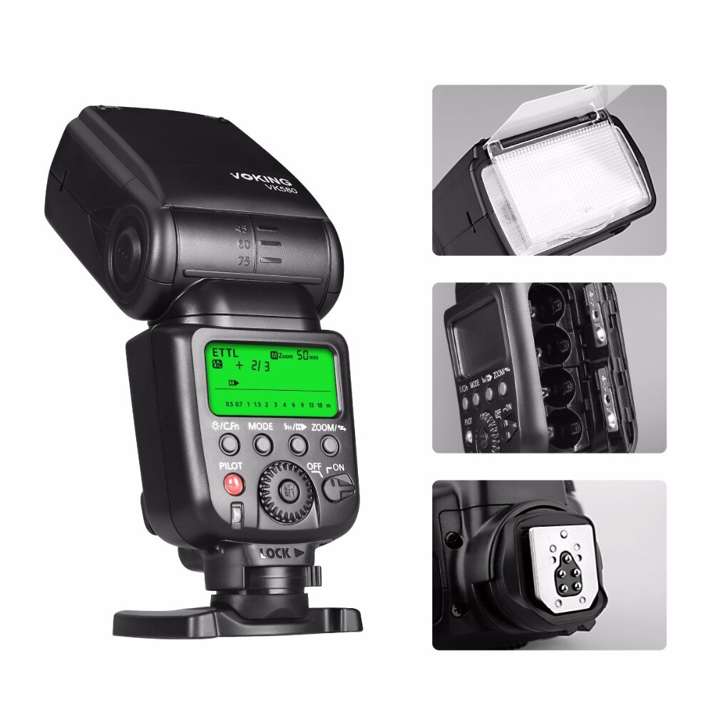 Voking Speedlight TTL flash VK580 for Canon 70d 6d... – Grandado
