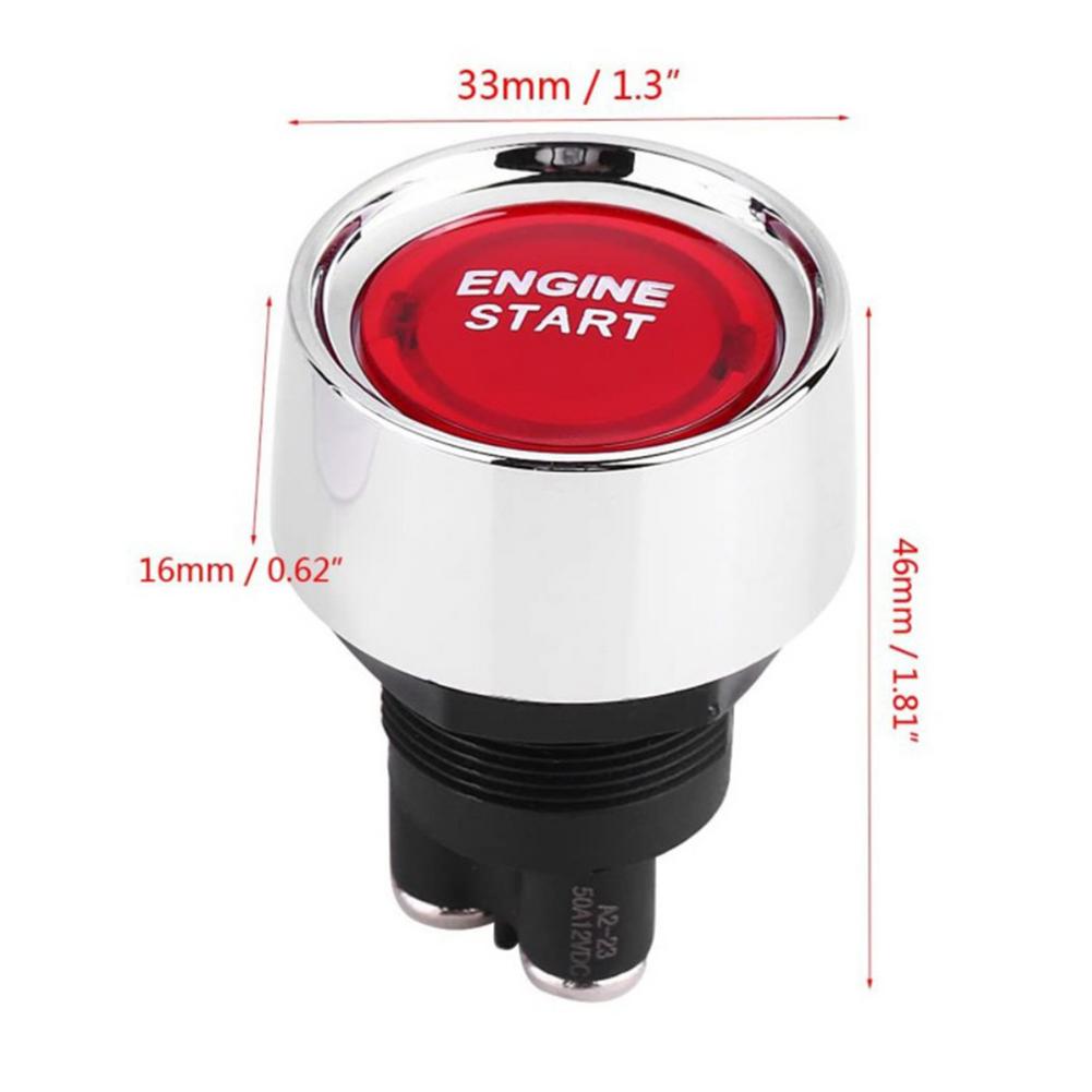 Car Engine Start Stop Switch Button 12V24V Auto Re... – Vicedeal