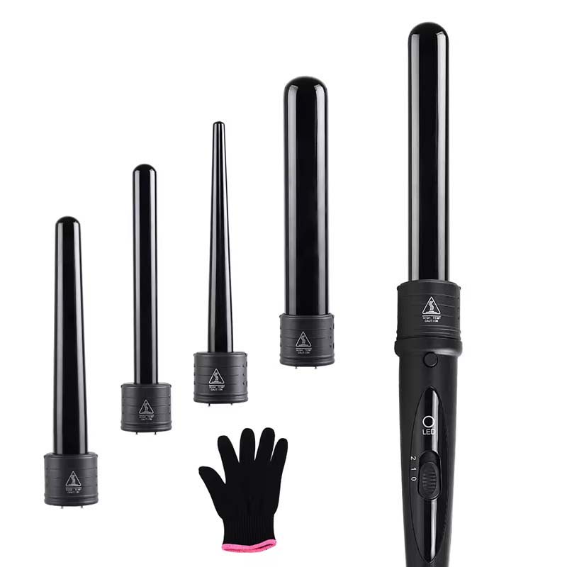 5-In-1 Ceramic Curling Sticks Portable Salon 5 Dif... – Vicedeal