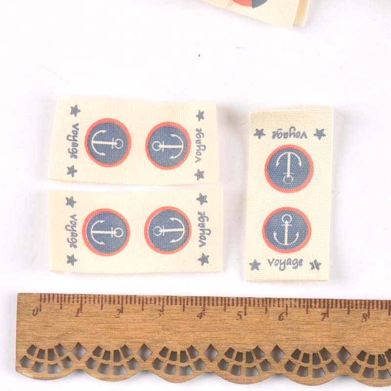 50pcs Mix Beige Printed Woven Labels For Clothing ... – Grandado