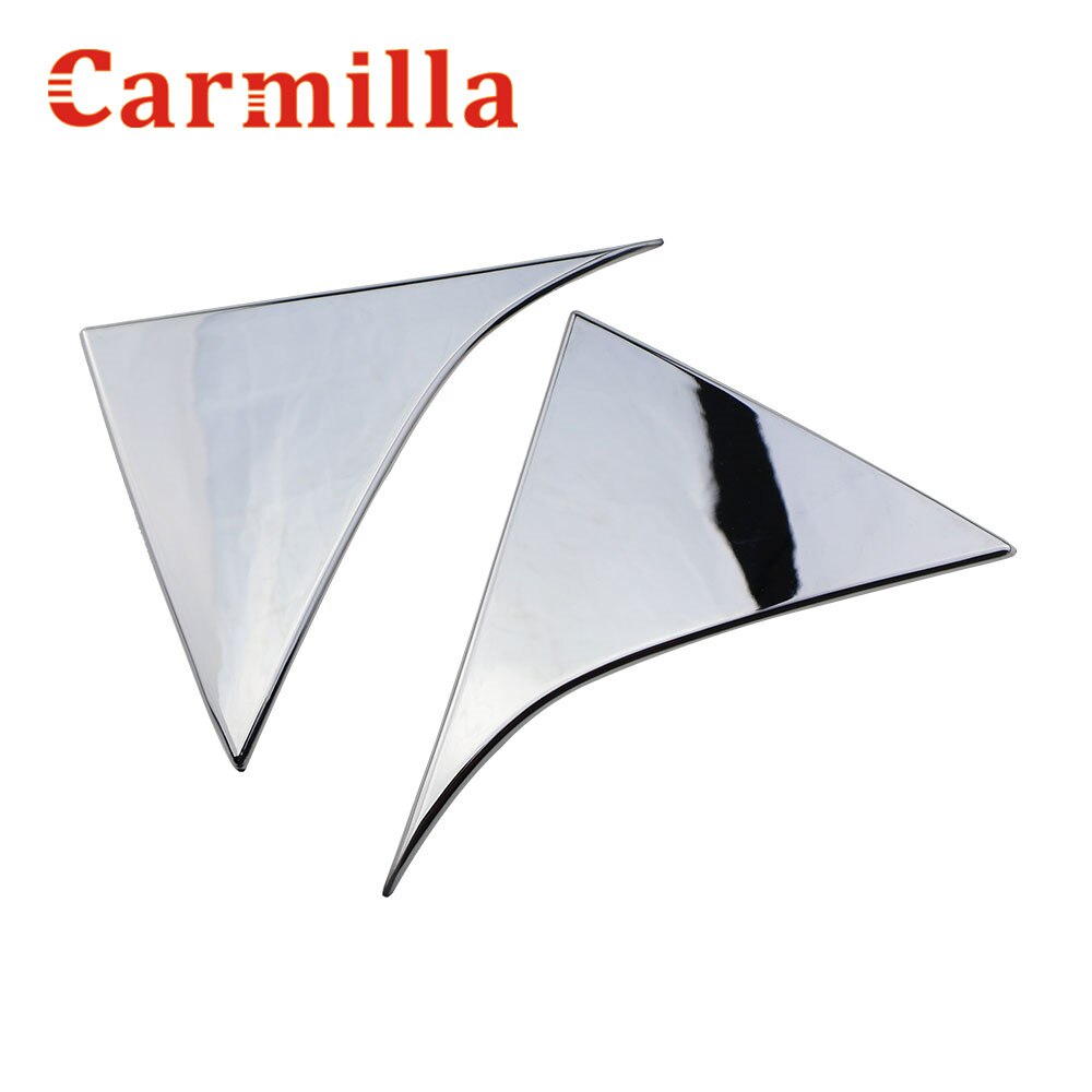 Carmilla Car Rear Window Glasses Triangle ABS Chro... – Grandado
