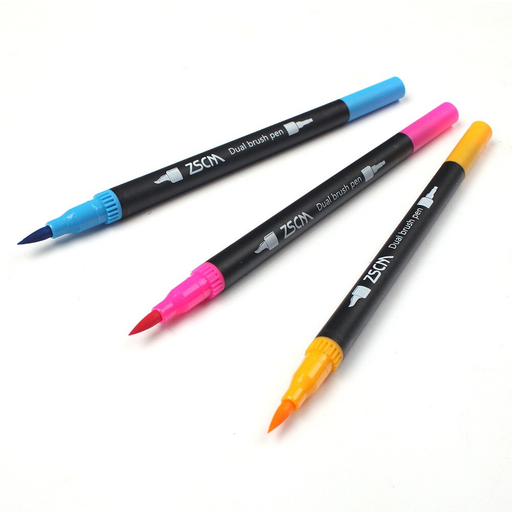 32 Colors Dual Tips Art Markers Coloring Brush Fin... – Grandado
