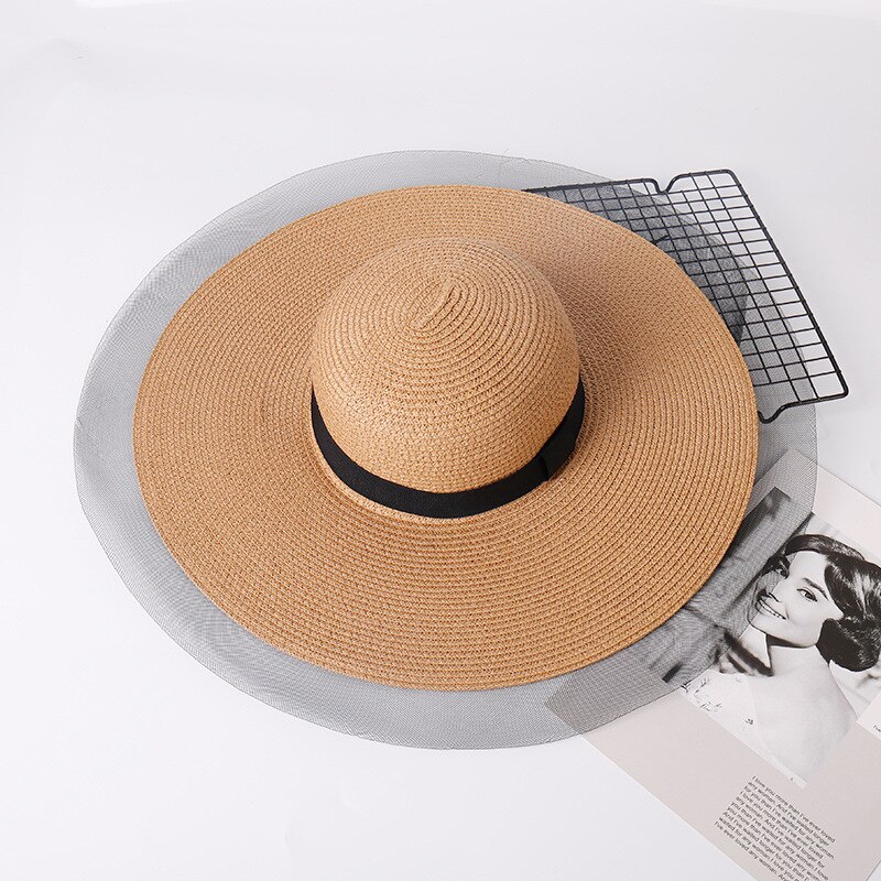 Zomer Zon Floppy Schaduw Strooien Hoed Zomer Hoede... – Vicedeal