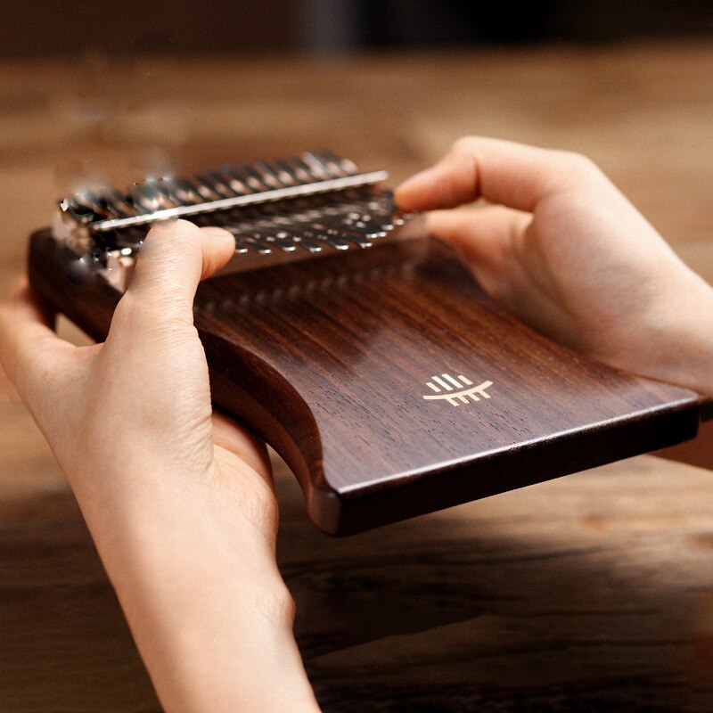17 Key Kalimba Thumb Piano Solid Wood Musical Inst... – Grandado
