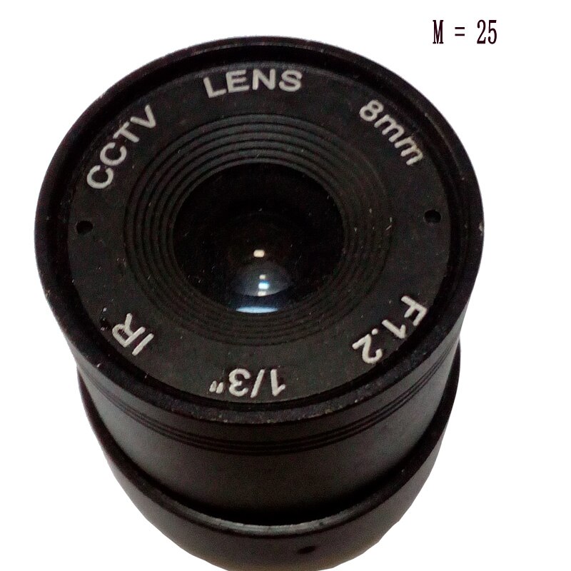 F1.2 8mm 1/3 " cs mount vaste ir cctv camera lens ... – Grandado