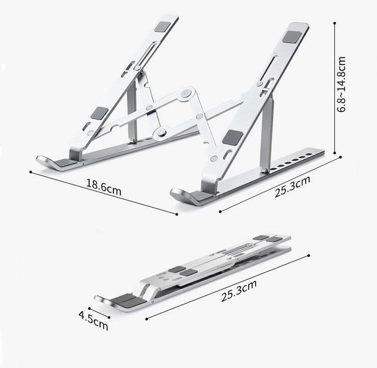 Computer Brackets Aluminum Alloy Foldable Height A... – Grandado