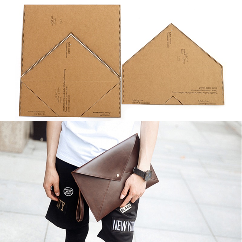 Leather Briefcase Acrylic Pattern Men's Business B... – Grandado