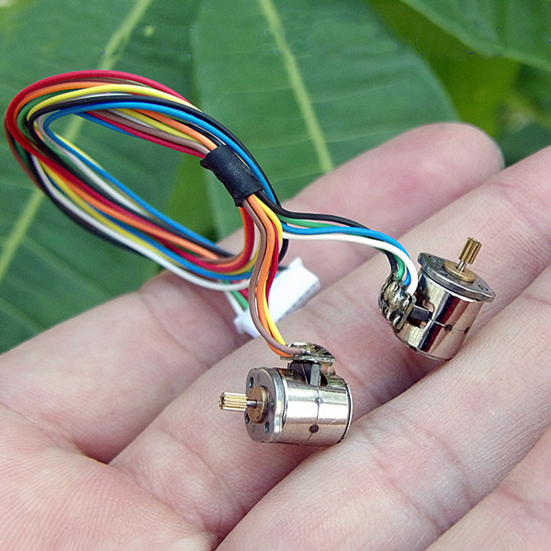 2 teil/los Micro Stepper Motor 8mm 2-phase 4-draht... – Vicedeal