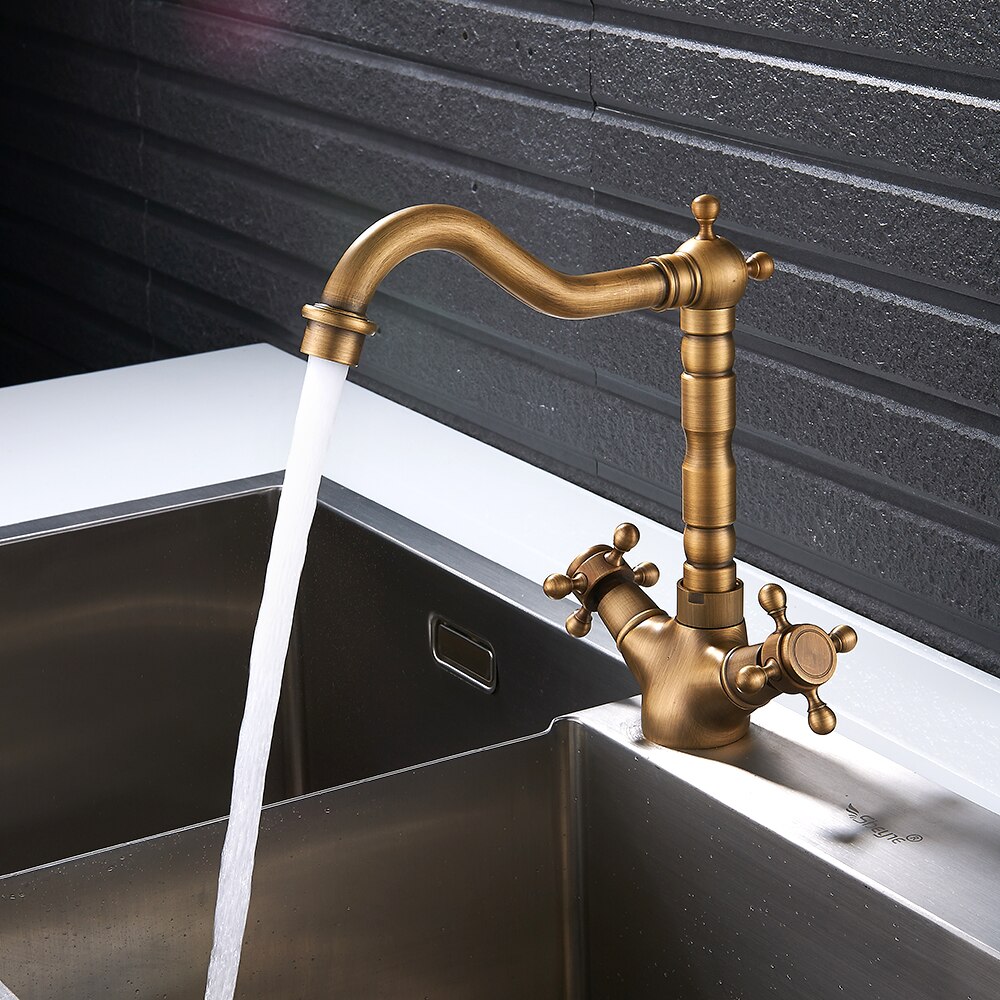 EVERSO Becken Armaturen Antike Durcheinander Schle... – Grandado