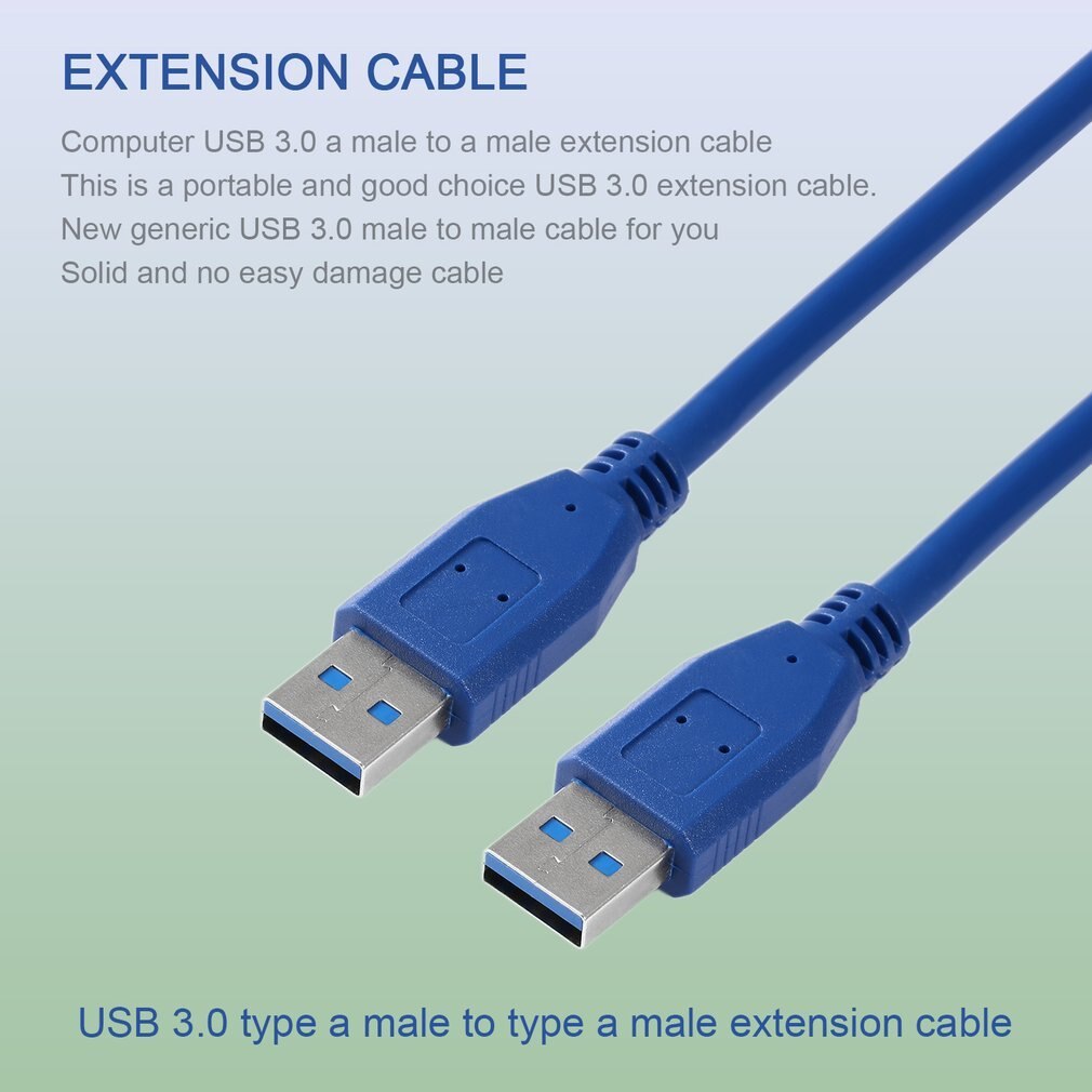 Mining Cable Portable Blue Solid 3FT/1M SuperSpeed... – Grandado
