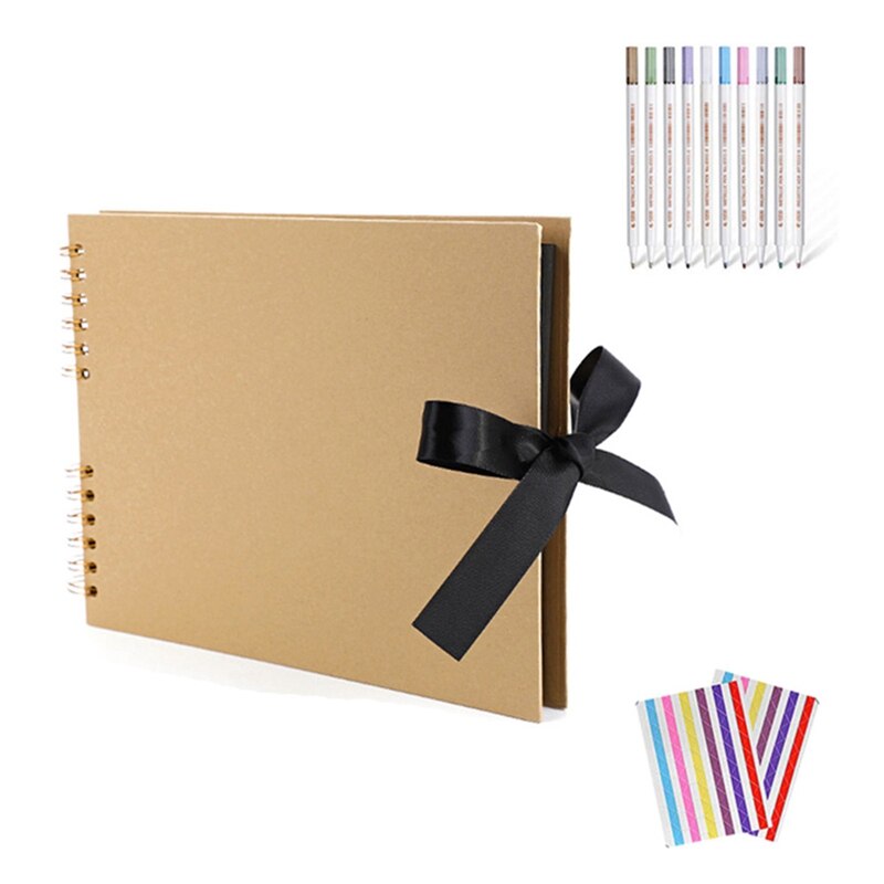 Memory Books DIY Craft Photo Albums Scrapbook Cove... – Grandado