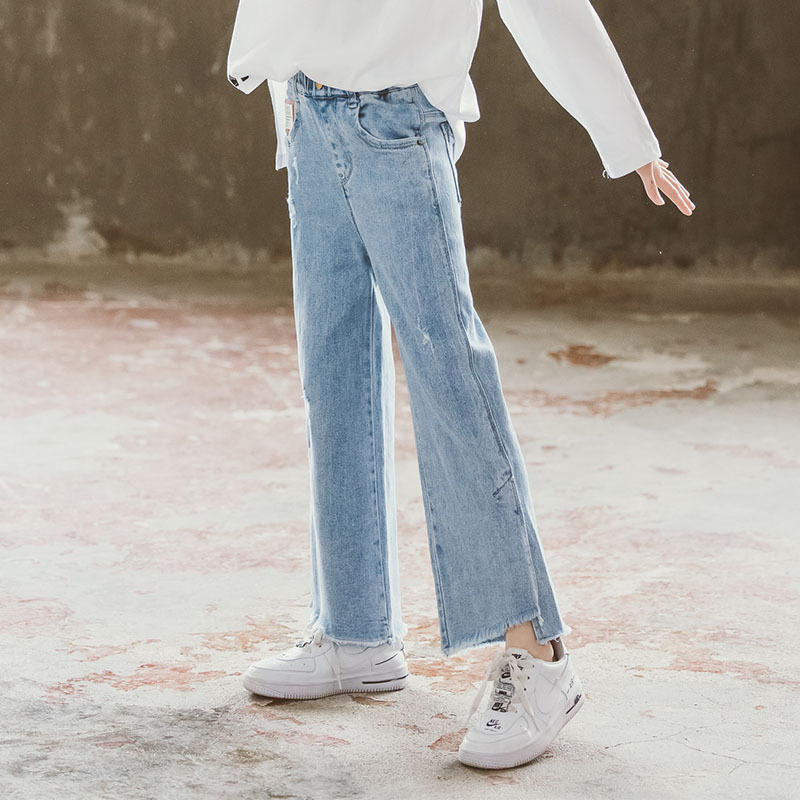 12 13 years Girls Split Jeans Spring Autumn Teen G... – Grandado