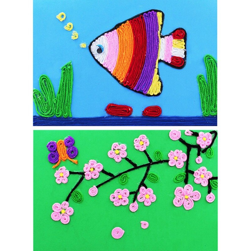 Roll Colorful Yarn Wool Ball Yarn for Kid Hand Kni... – Vicedeal