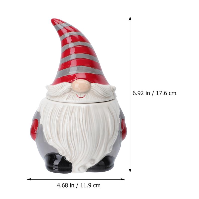 Ceramic Santa Claus Storage Tank Candy Coffee Bean... – Grandado