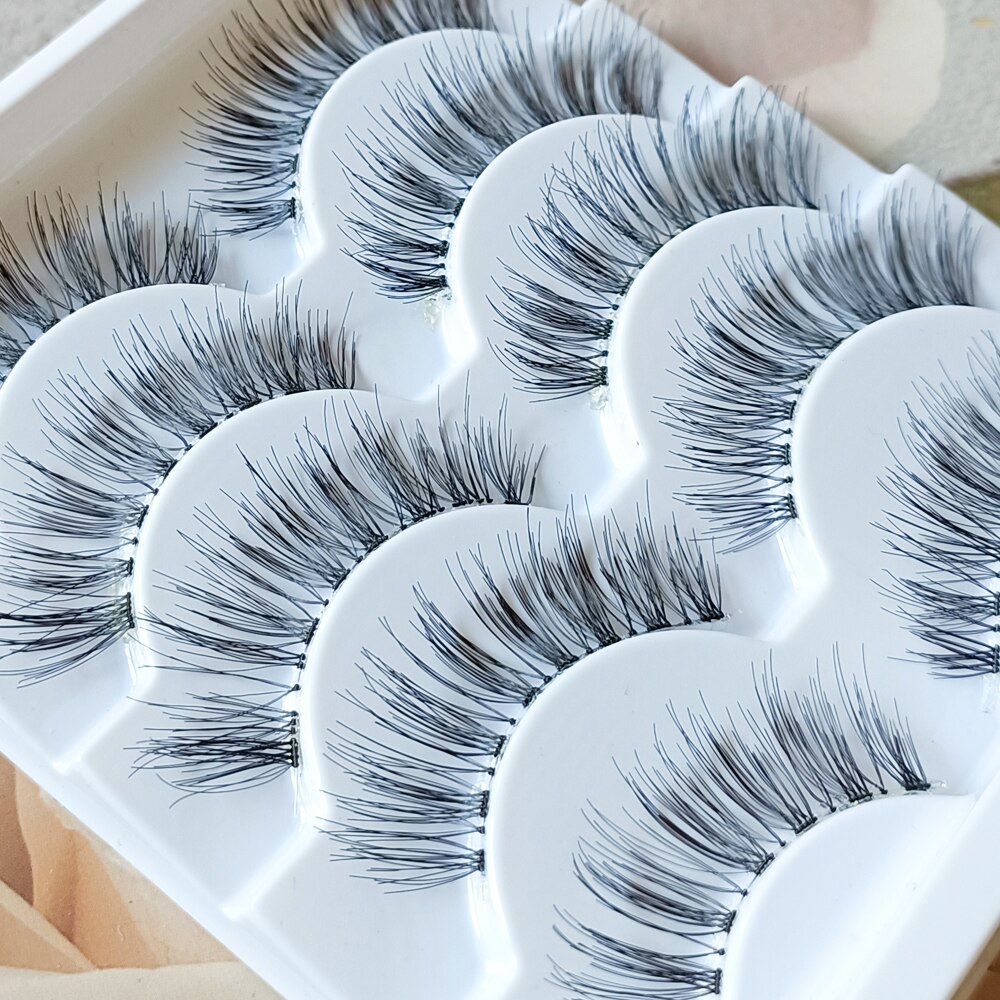 Dikke Handgemaakte 5 pairs Up Valse Wimpers Wimper... – Vicedeal