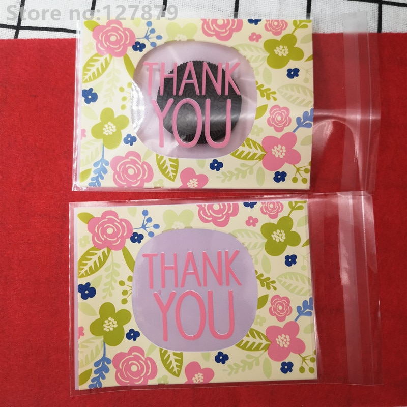 100 st blomma tack tack godis kakpåsar bröllopsfes... – Vicedeal