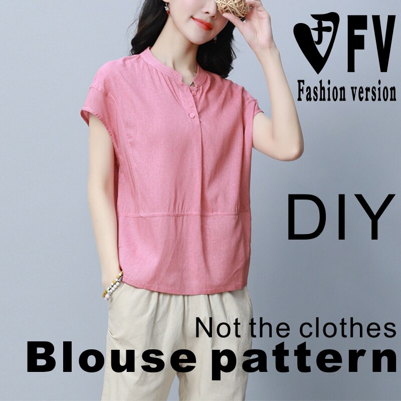 Summer small shirt pattern sense small stand-up co... – Vicedeal