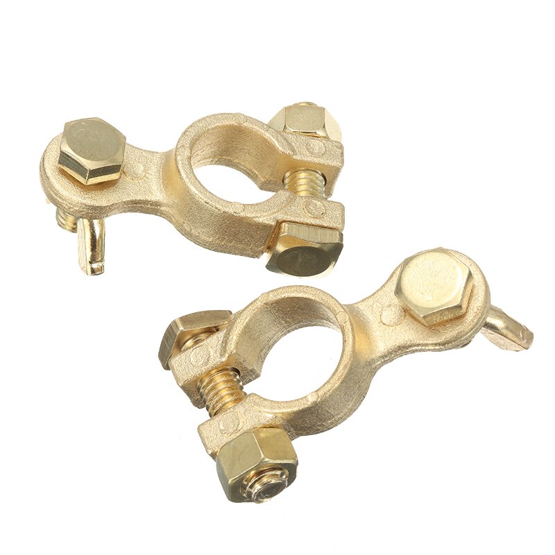 2PCS Battery Terminals Clamps Heavy Duty Gold Fini... – Vicedeal