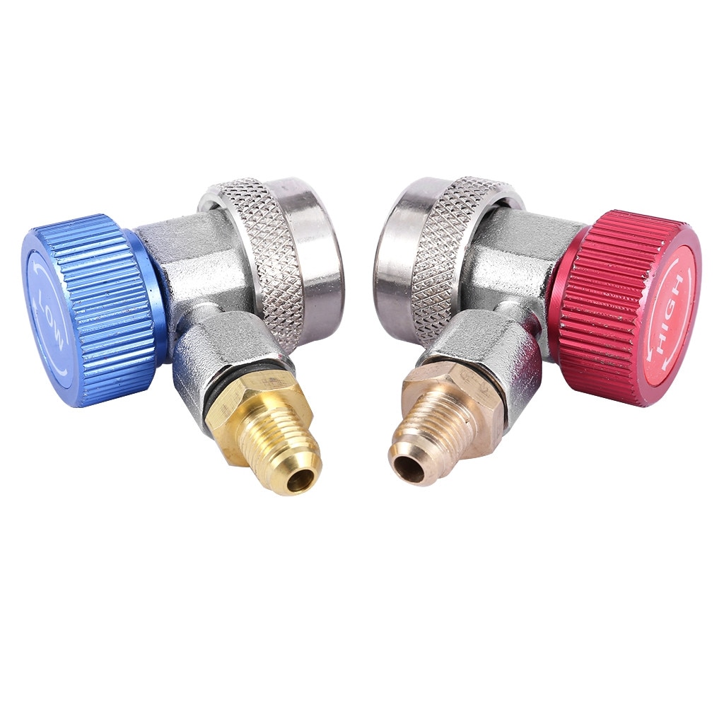 2PCS R134A High Low Quick Coupler Connector Adapte... – Grandado