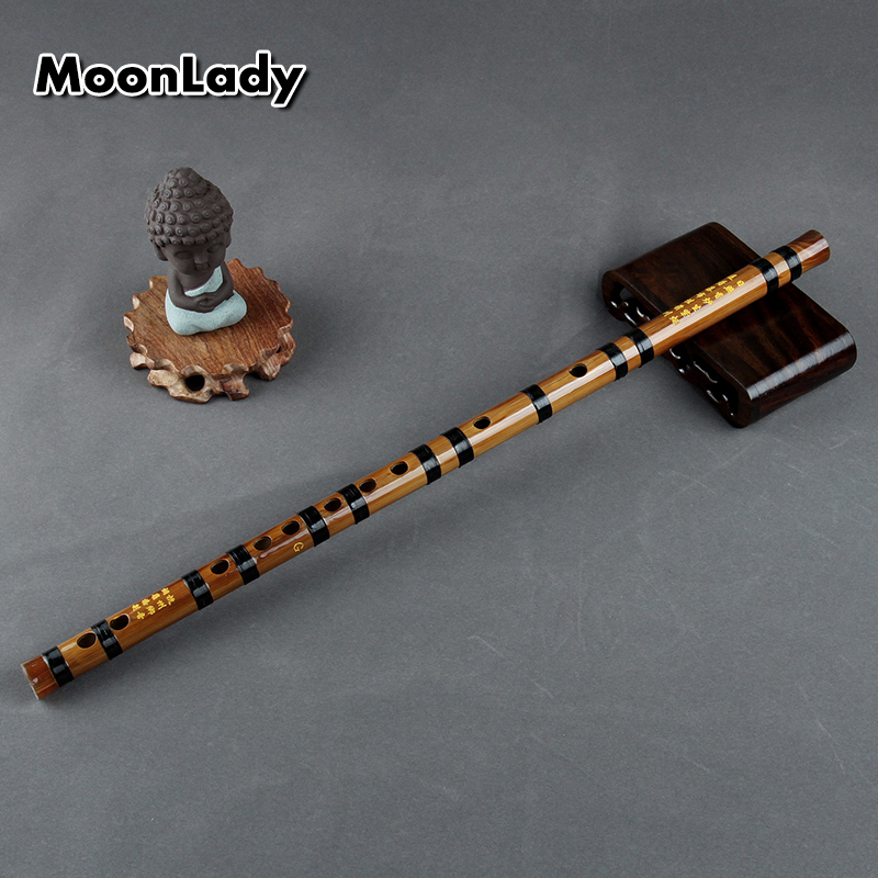 Bamboo Flute with black Line Musical Instruments T... – Vicedeal