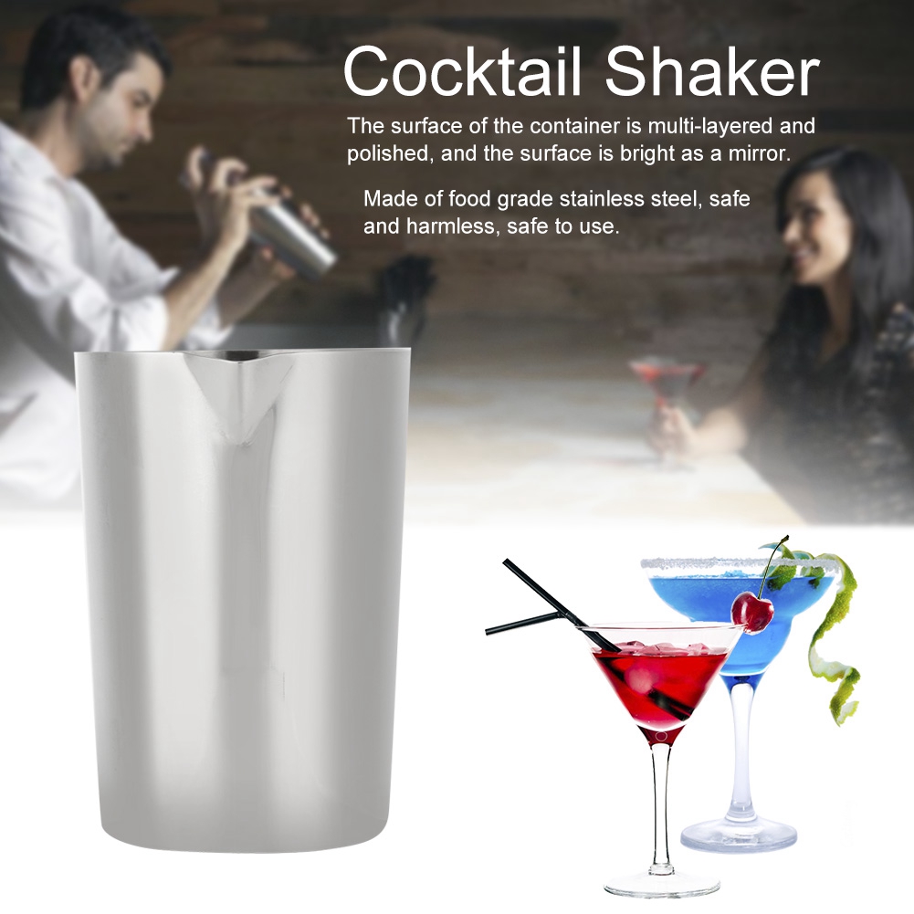 Friendly Stainless Steel Cocktail Shaker Mixer Dri... – Vicedeal